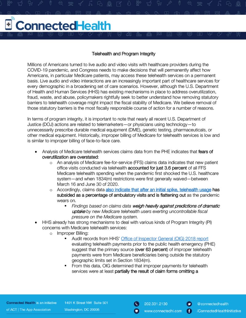 Resources - Connected Health Initiative